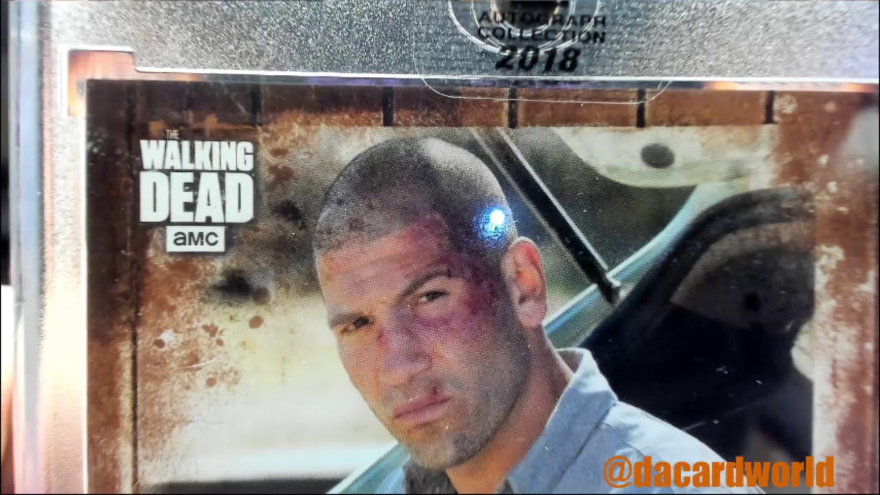 Adam's Walking Dead Autographs personal break. JD Morgan Auto!!!! - YouTube