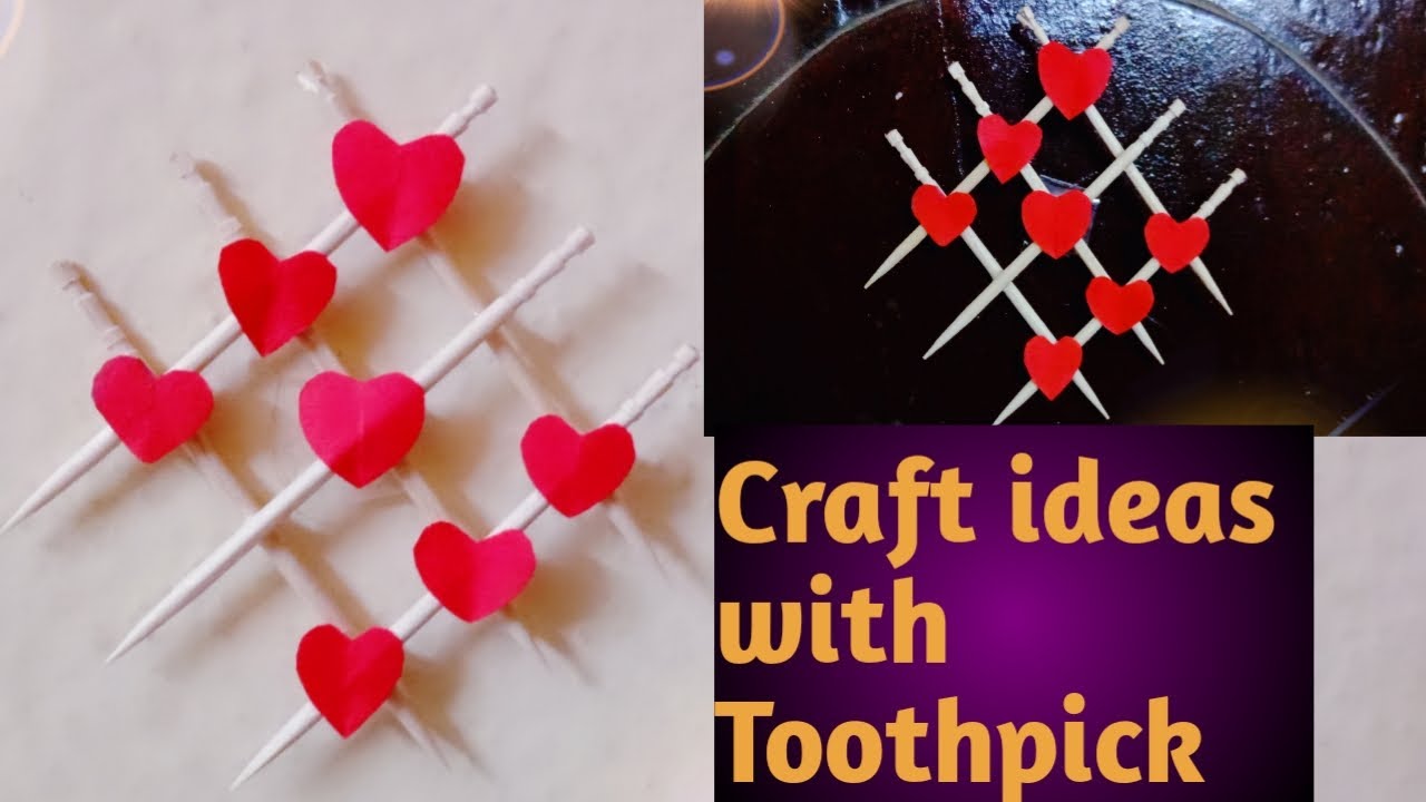 How to reuse Tooth picks ? | Craft ideas with Tooth pick - YouTube