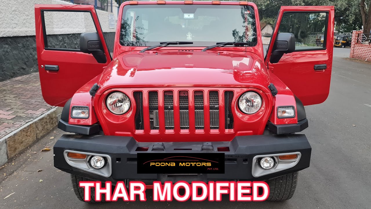 THAR MODIFIED || POONA MOTORS PVT LTD - YouTube