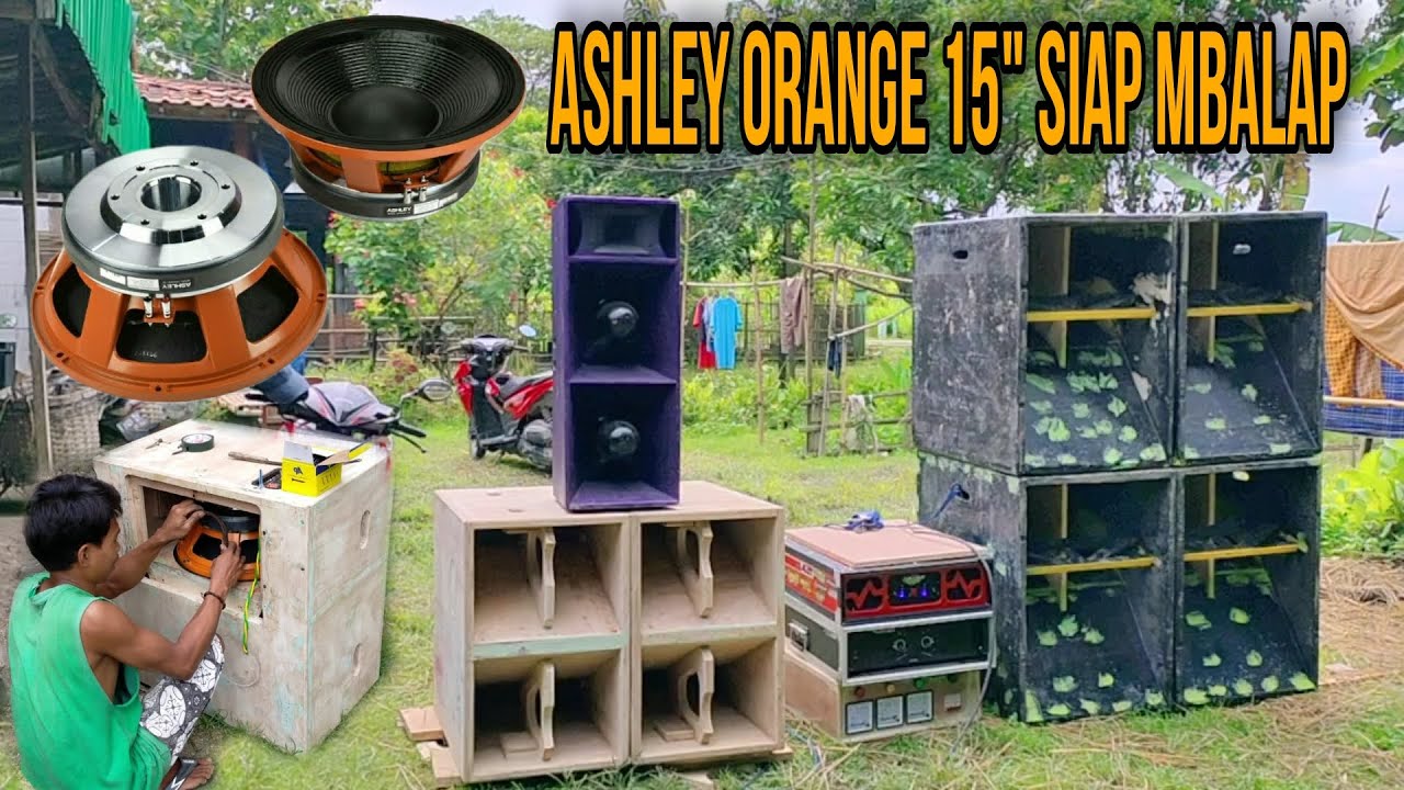 Ashley Orange 15 inch Persiapan Balap spek Ombro|| Box W Bin 15 ...