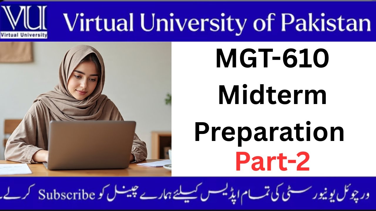 📚 MGT610 Midterm Preparation | Important MCQs Explained 📝 - YouTube