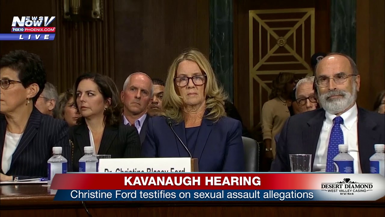KAVANAUGH HEARING PART 1: Christine Ford says she's certain she knows ...