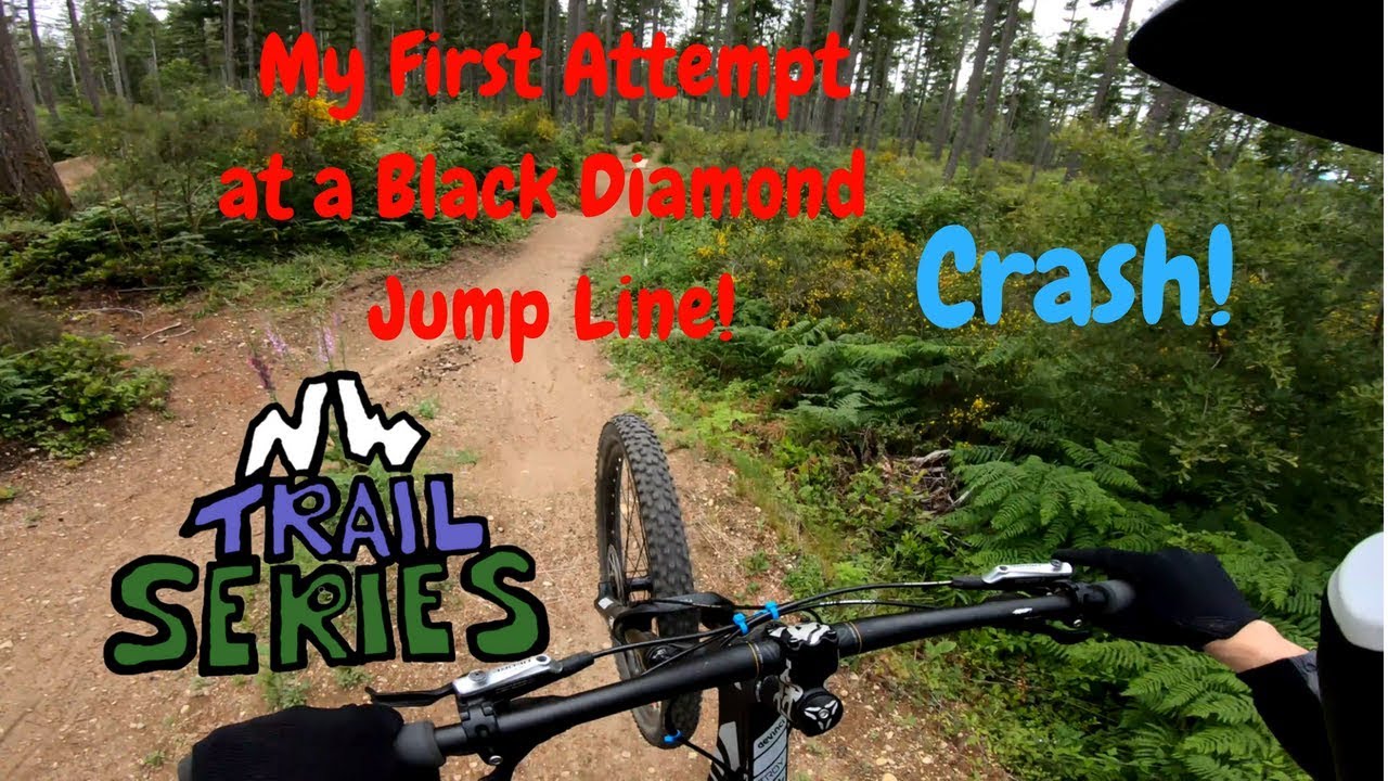 Crashed on My First Black Diamond Jump Run - YouTube