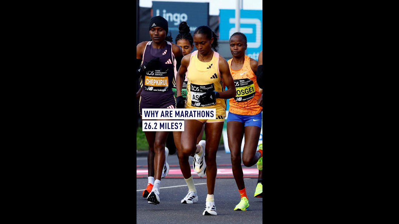 Why is the London Marathon 26.2 miles? - YouTube