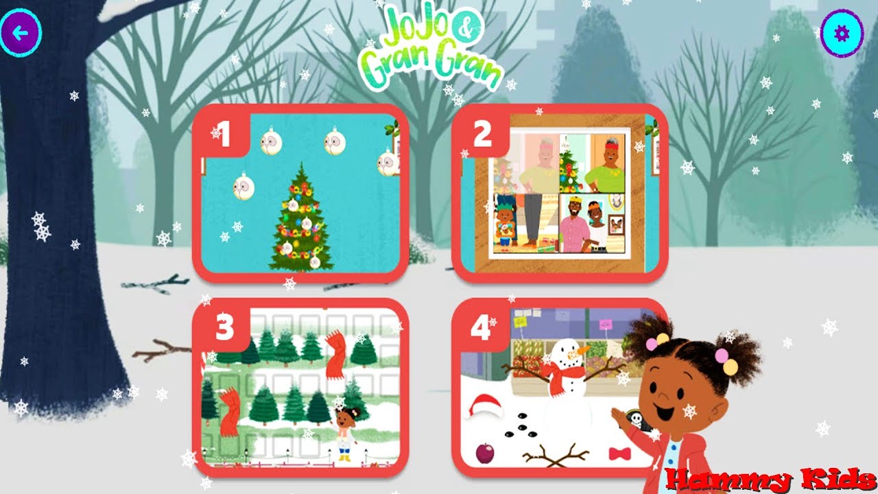 JoJo & Gran Gran | Cbeebies Christmas Forest Game | Hammy Kids - YouTube