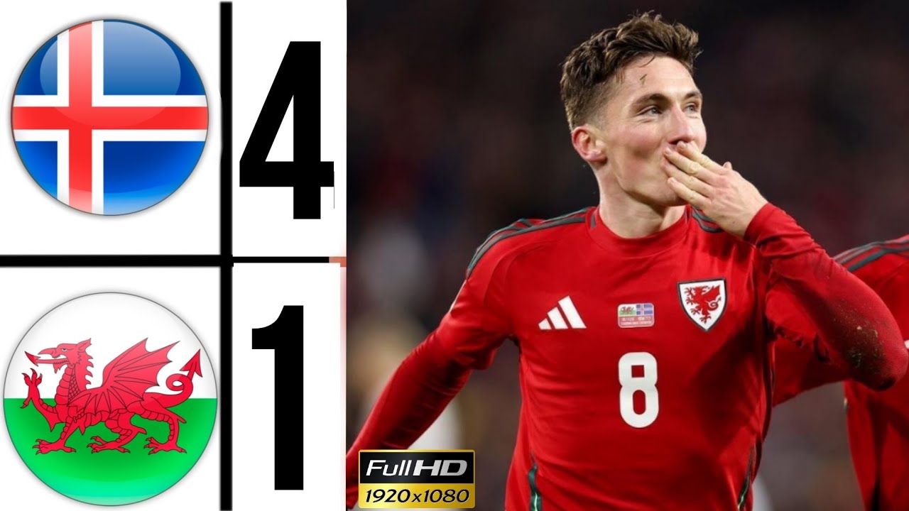 Full Time Wales Qualified To League A | Wales vs Iceland 4-1 Highlights ...