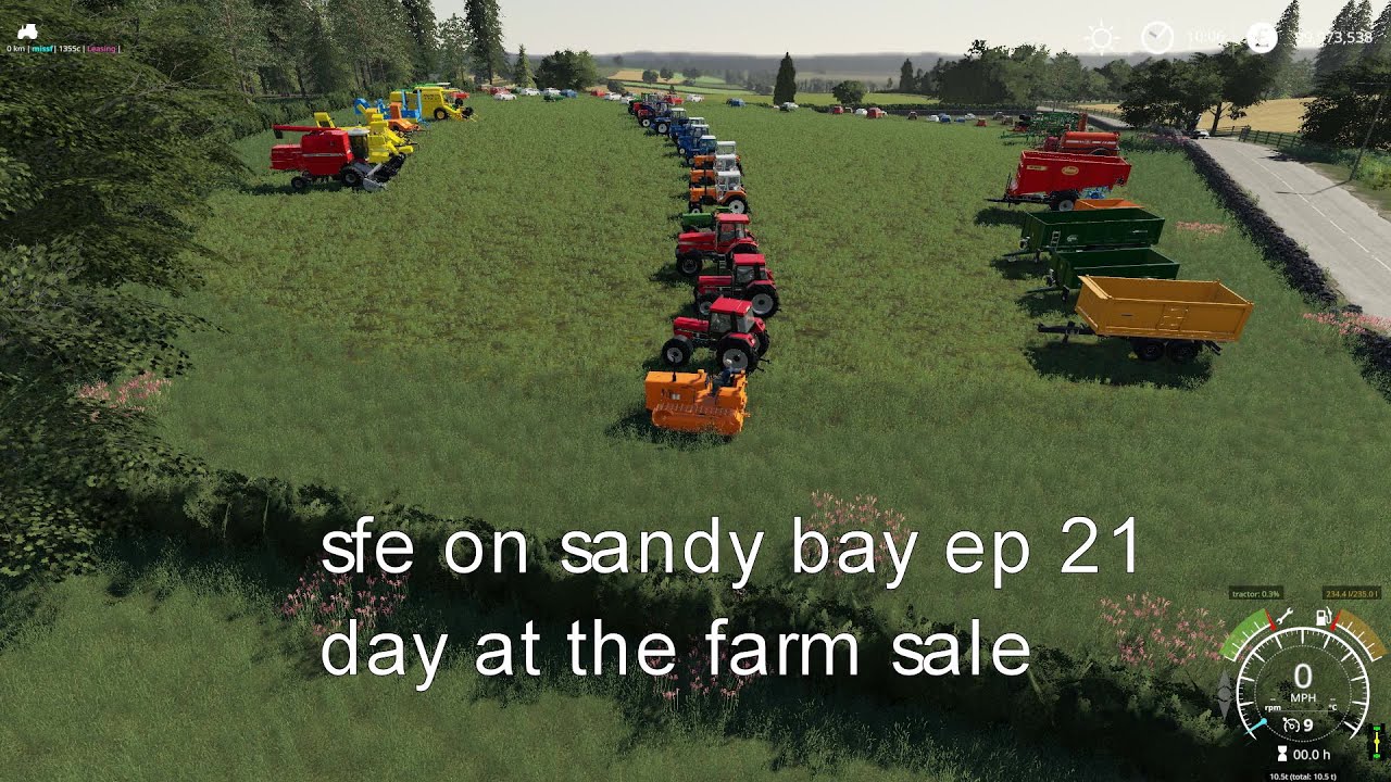 sfe on sandy bay ep 21 day at the farm sale - YouTube