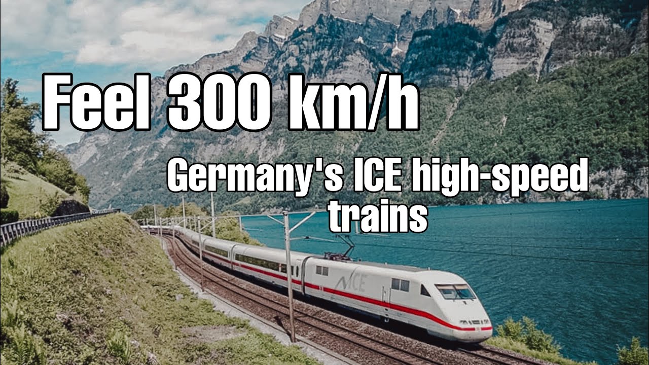 Feel 300 km/h: Germany‘s ICE high-speed trains - YouTube