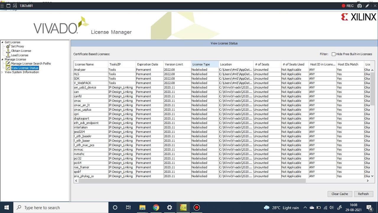 Download And Install Xilinx Vivado Software With License Youtube