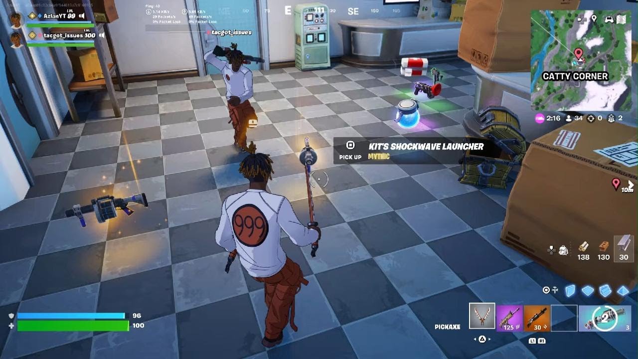 Crazy double kit shockwave launcher glitch in Fortnite! - YouTube