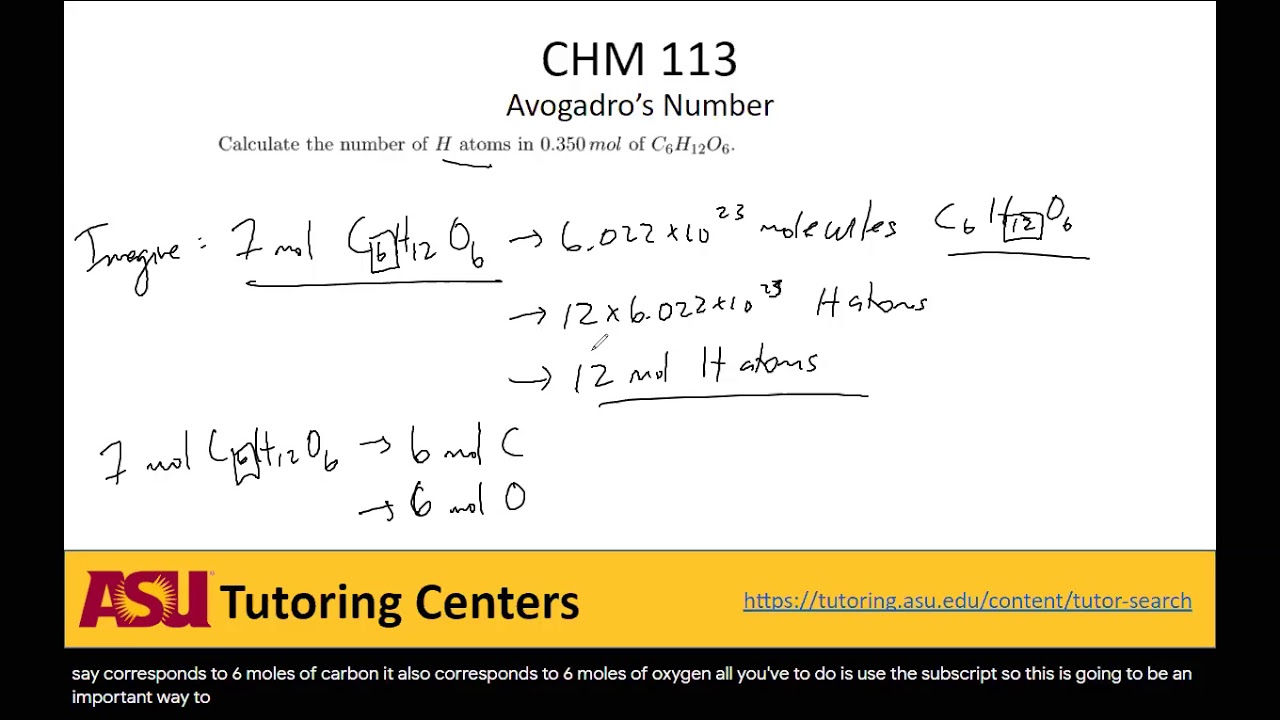 Avogadro's Number - YouTube
