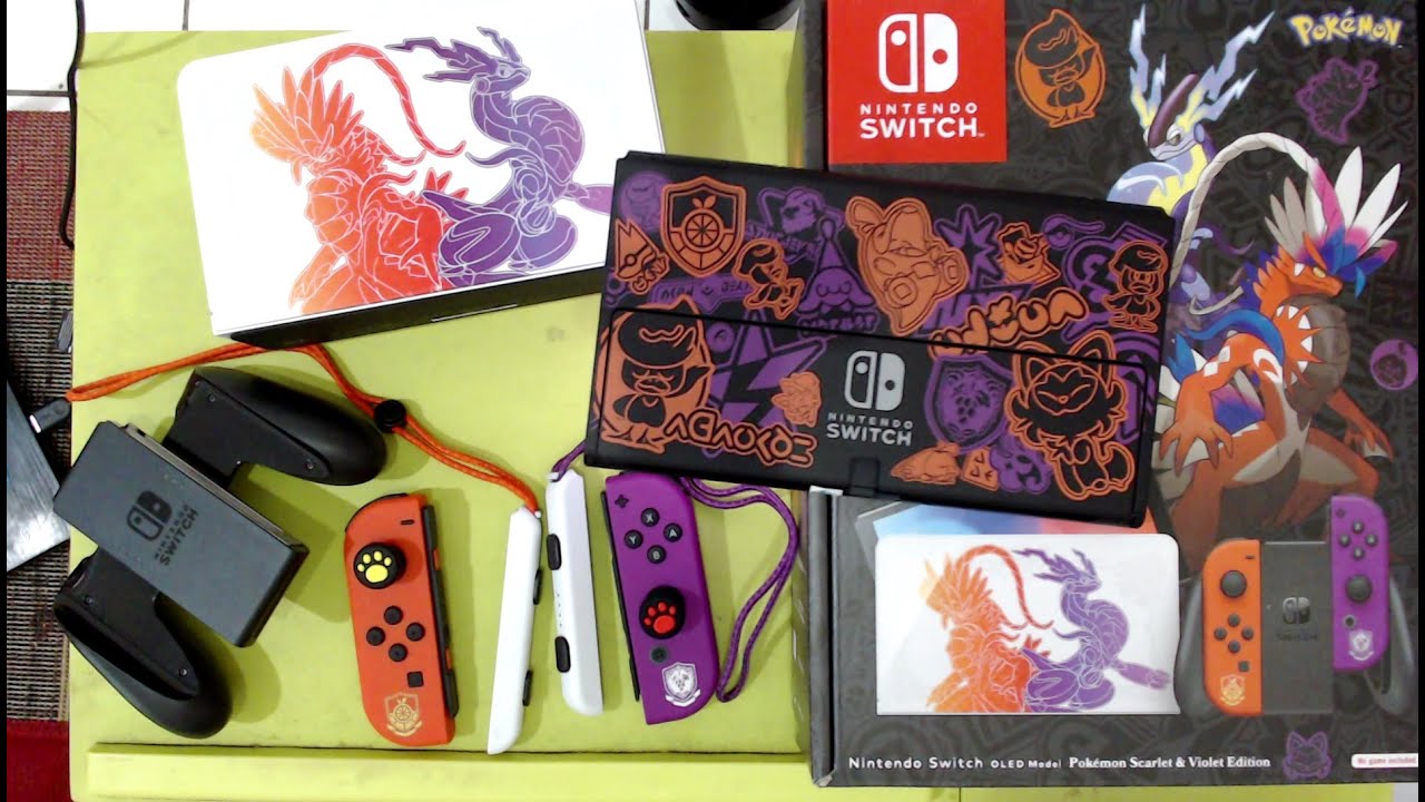 Nintendo Switch – OLED Model: Pokémon Scarlet & Violet Edition - YouTube