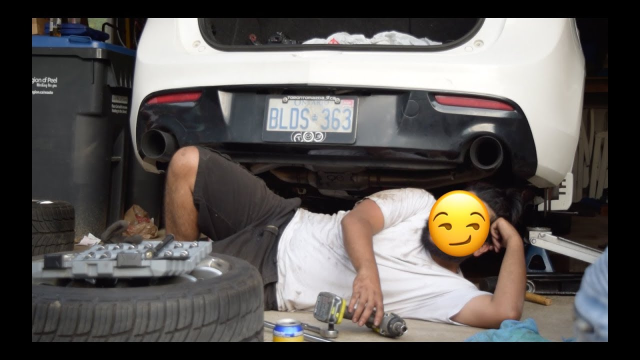 REAR SWAY BAR INSTALL on a BIG TURBO SPEED3! - YouTube
