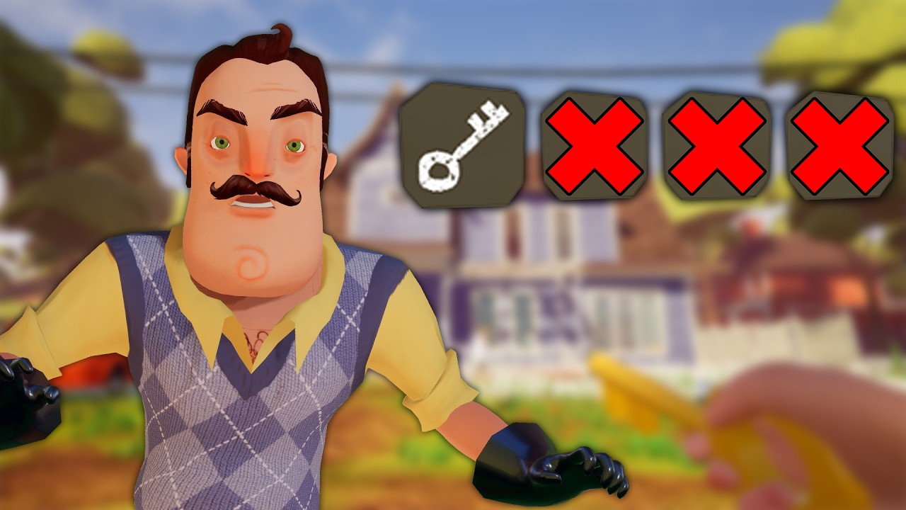 Hello Neighbor One Item Challenge | Full Game - YouTube