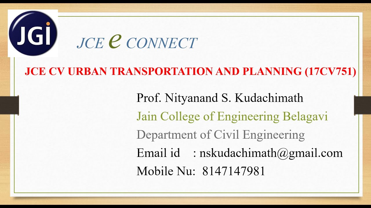 Furness Method of Trip Distribution - YouTube