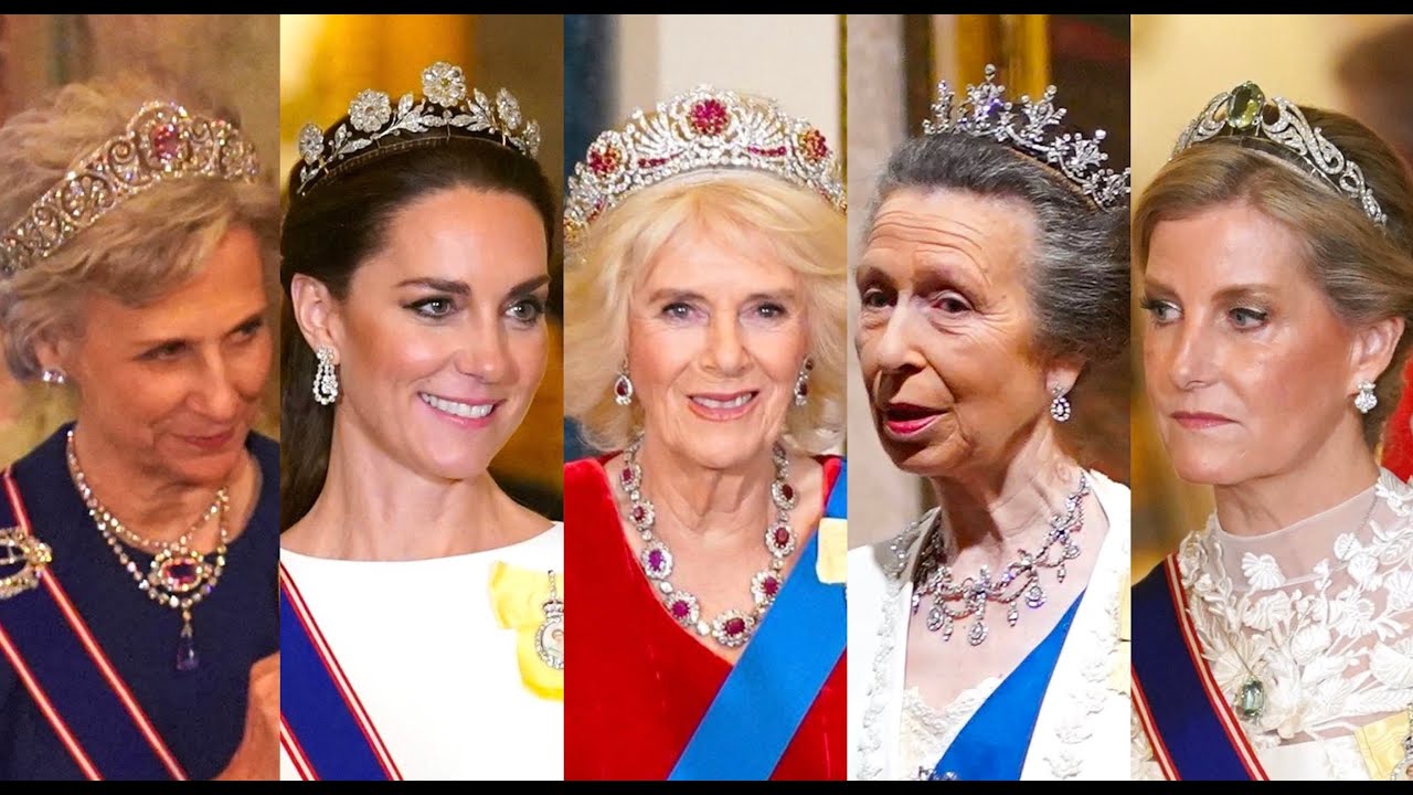 Royal Tiaras at the Korean State Banquet - YouTube