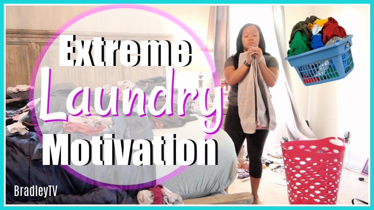 EXTREME LAUNDRY MOTIVATION // LAUNDRY ROUTINE 2019 - YouTube