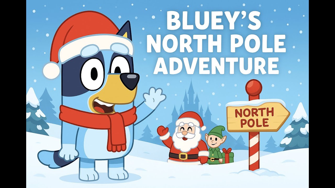 🎄 Bluey’s North Pole Adventure | Christmas Fun with Santa & Elves ️🎁 ...