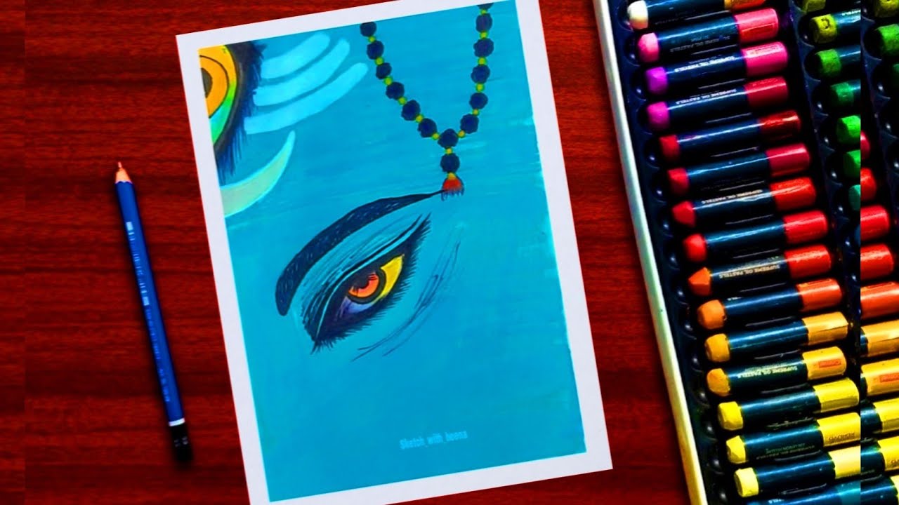 Mahashivratri Special Drawing | Mahadev Drawing | How To Draw Mahadev ...