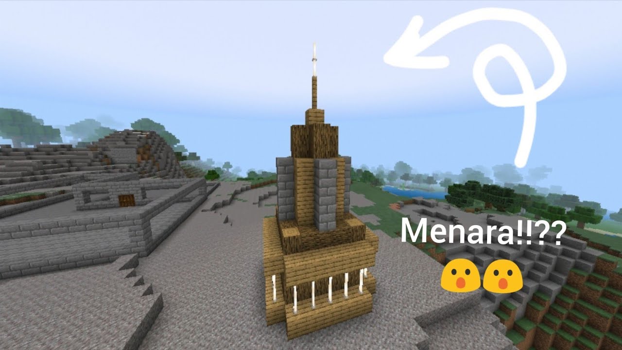 Membuat menara di rumah kita wkwkwk😐😮😶 | Minecraft Malaysia - YouTube