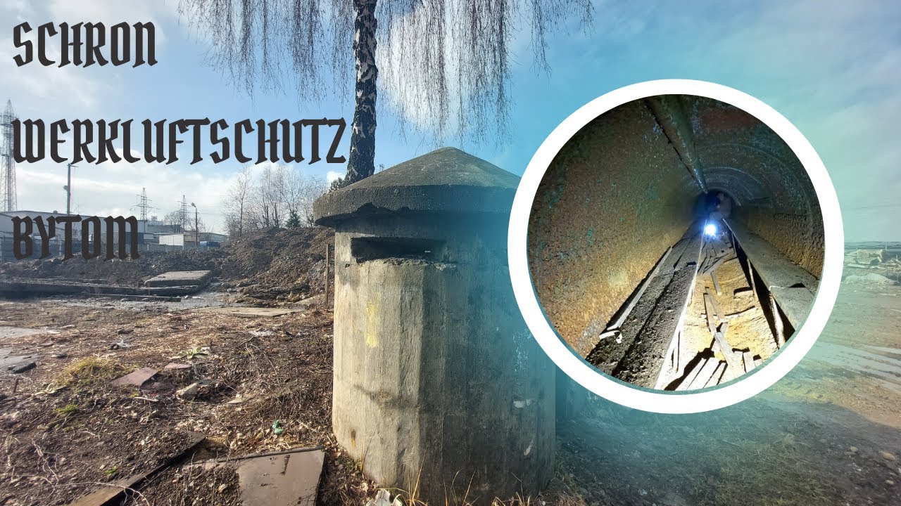 Schron Werkluftschutz Bytom - YouTube