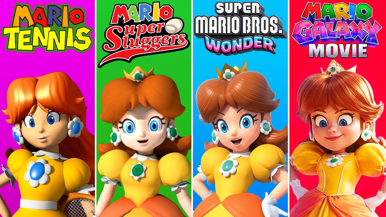 Evolution of Princess Daisy in Super Mario (2000-2026) - YouTube