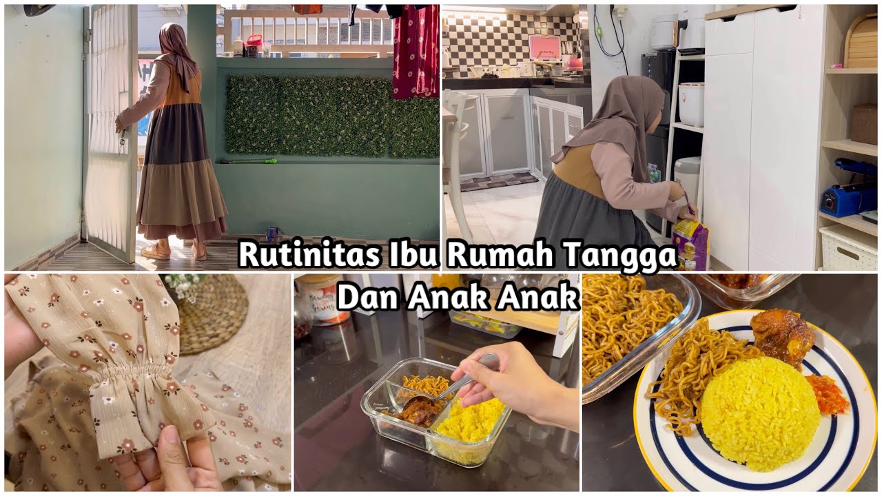 Bangun subuh subuh buat nasi kuning untuk bekal dan sarapan. Lanjut ...