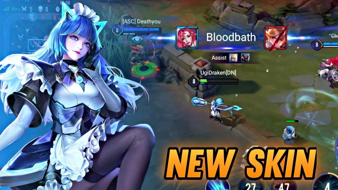 AoV : NEW SKIN DIAO CHAN CYBERCORE AI MAID - ARENA OF VALOR - YouTube