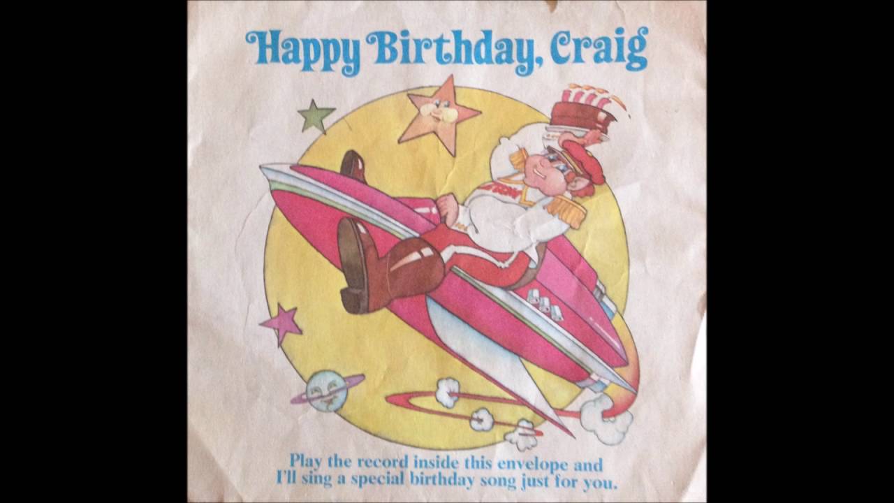 Happy Birthday Craig - YouTube