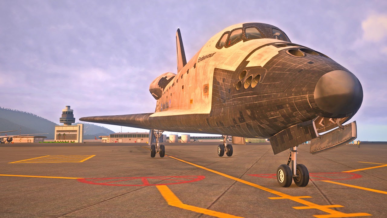 NASA Space Shuttle parking at Hong Kong Airport [VHHH] - YouTube