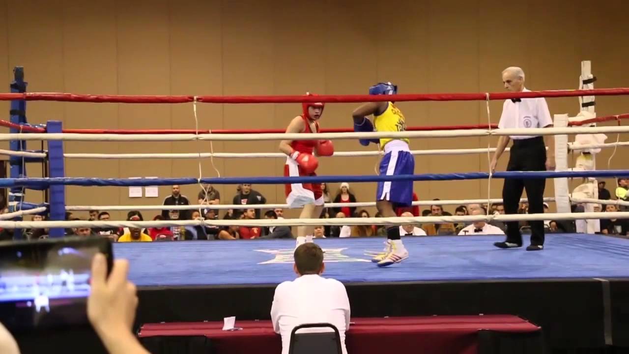 Jayda Thomas vs Melody Montes at the 2015 Junior Open and Youth ...