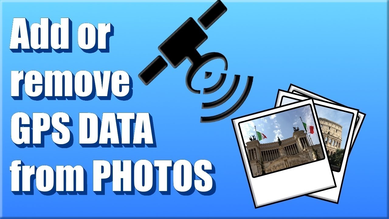 Add Gps Exif to jpg Multiple at once - YouTube