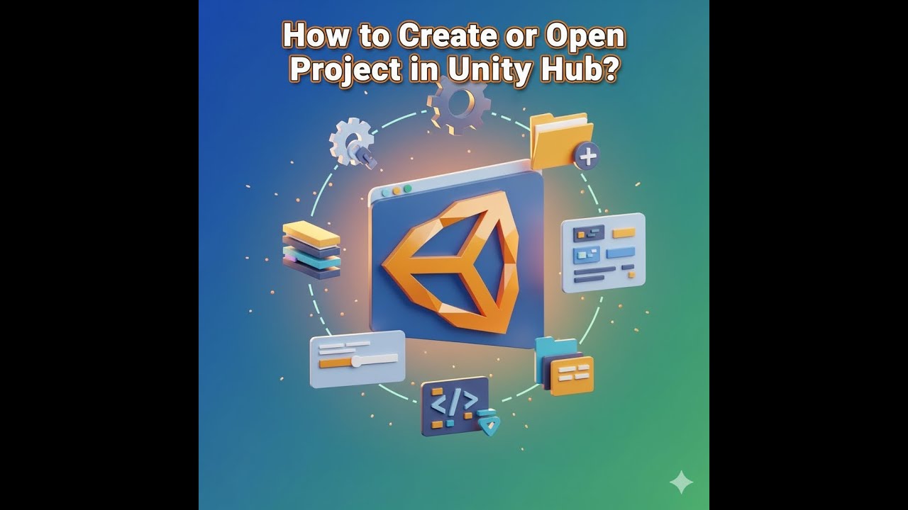 How to Create new or Open existing project in Unity Hub? (Detailed ...