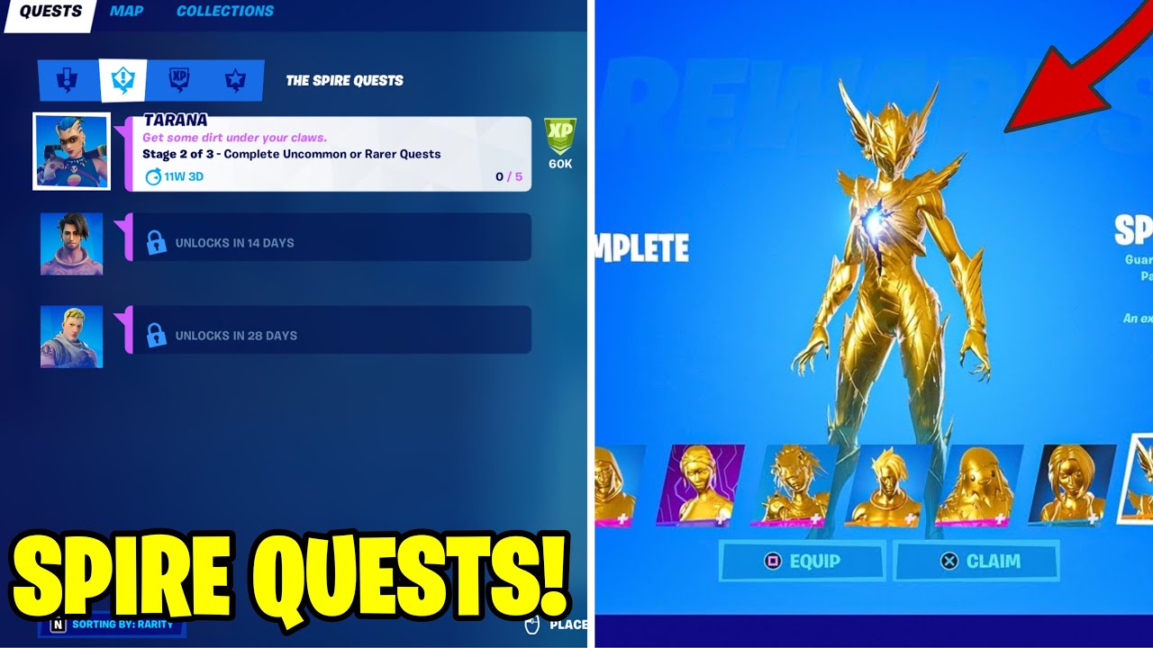 How To COMPLETE SPIRE CHALLENGES in Fortnite! (Spire Quests) - YouTube