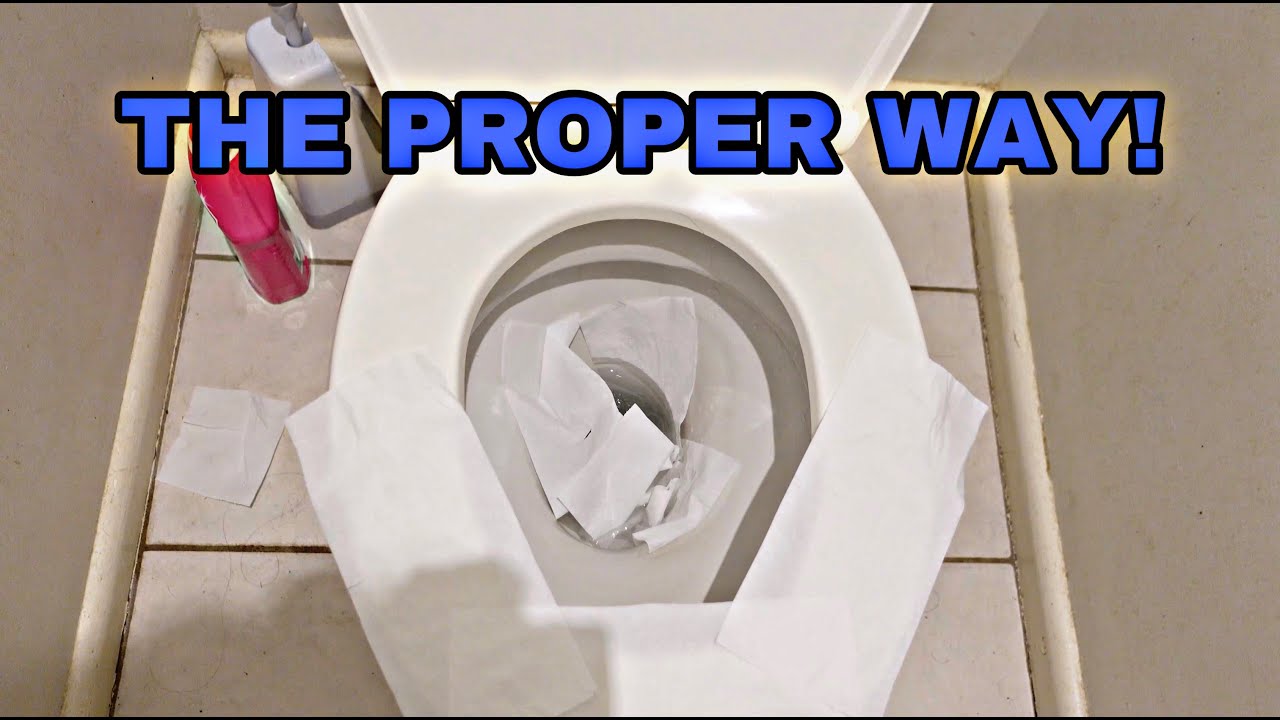 how to do a poo (with proper form) - YouTube