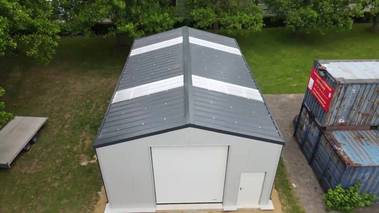 Kroftman insulated storage buildings: H712h - YouTube