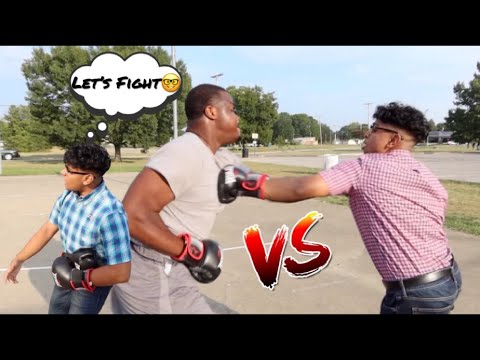 NERDS GO BOXING IN PUBLIC! *GONE WRONG* - YouTube