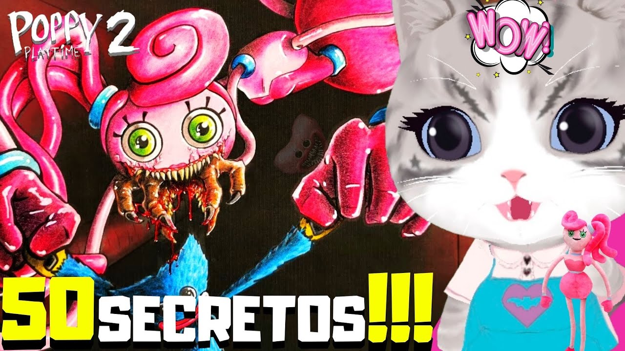 50 COSAS QUE NO SABÍAS DE MOMMY LONG LEGS🕷️!! POPPY PLAYTIME CAPITULO 2 ...