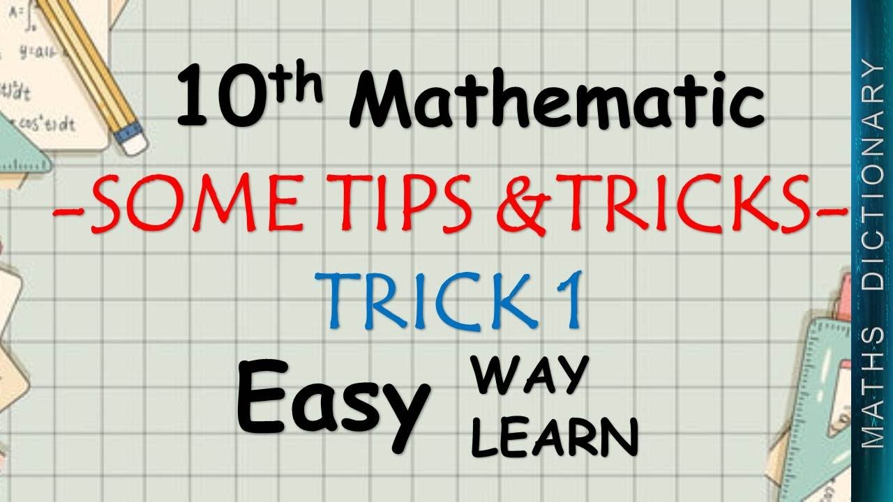 MATHS TRICKS AND TIPS( FINDING THE SQUARE OF NUMBERS) - YouTube