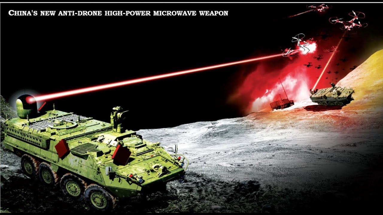 China's new anti drone high power microwave weapon - YouTube