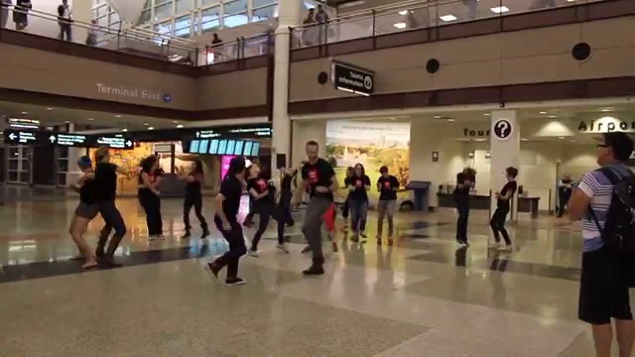 Sean & Matt's Flash Mob Gay Marriage Proposal at Denver International ...