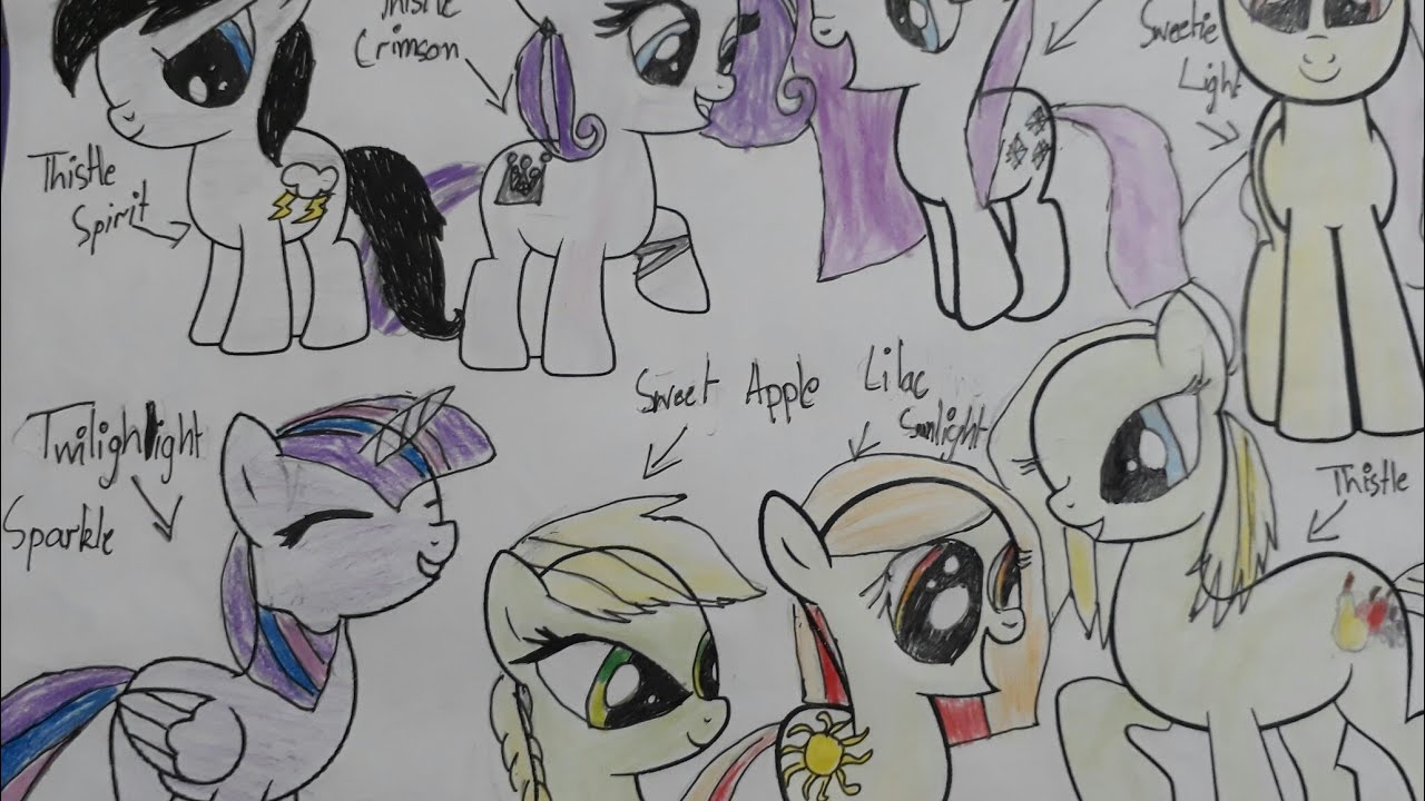 My little pony Draw~ customize ~MLP - YouTube
