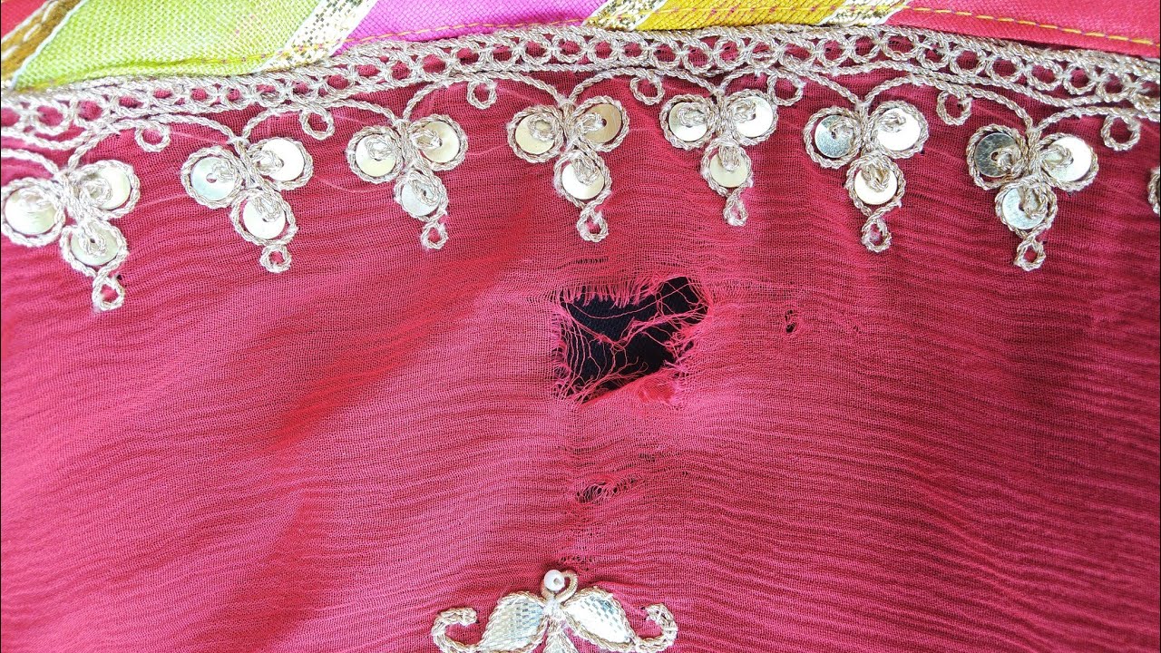 learn how to Darning clothes at home | repair clothes amazingly - YouTube