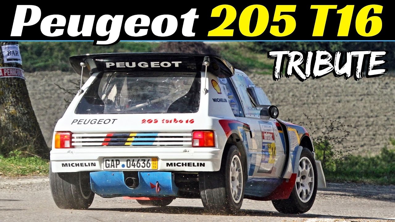 Peugeot 205 T16 Evo 2 - Group B Rally Legend Tribute - Engine Sound ...