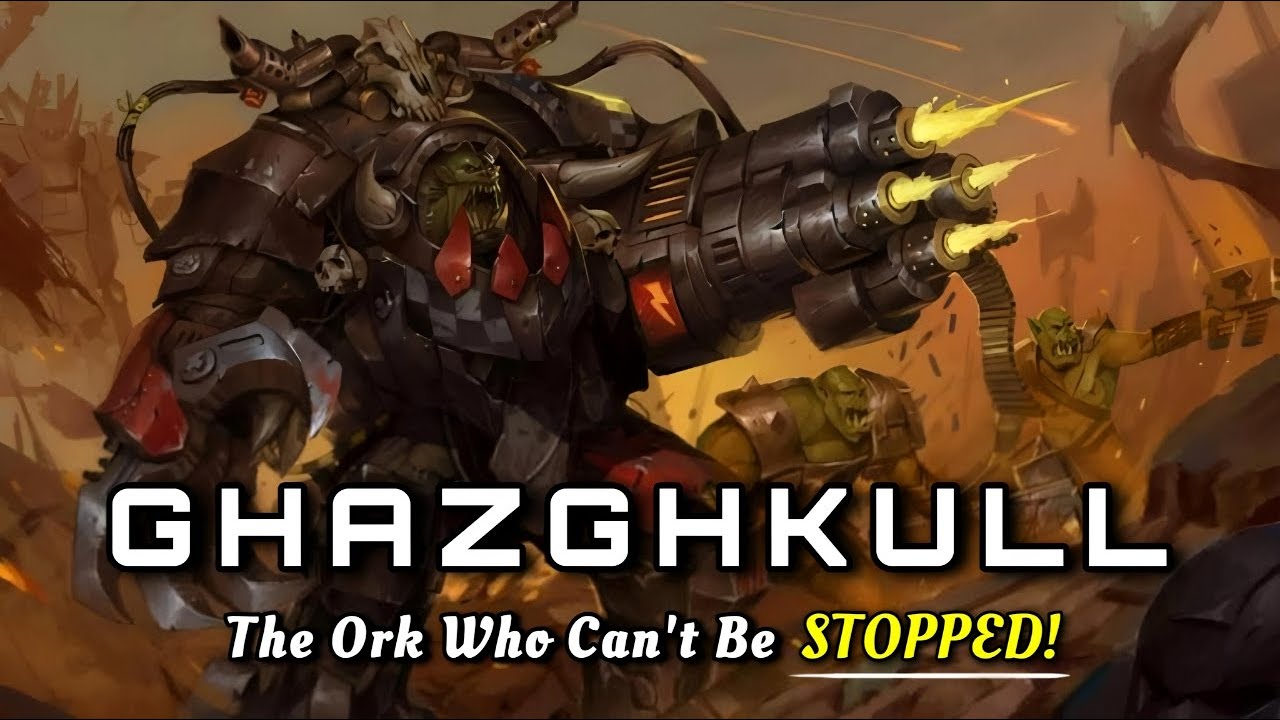 Warhammer 40K Lore | Ghazghkull Thraka EXPLAINED – The Ork Who Can’t Be ...