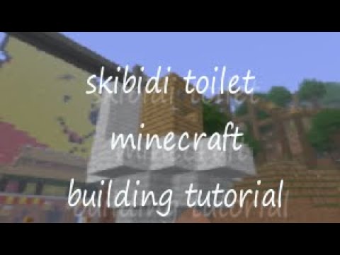 how to build skibidi tolet in minecraft **very epic** - YouTube