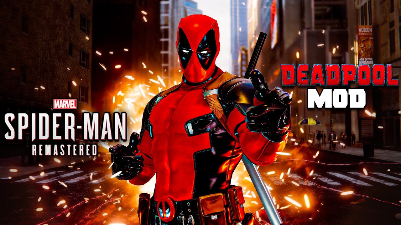 Deadpool Mod: Free Roam & Combat Gameplay - Spider-Man Remastered (PC ...