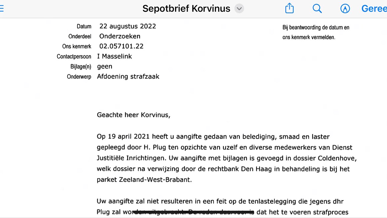 OvJ Masselink gaf opdracht aan Katwijkse politie om medische controle ...