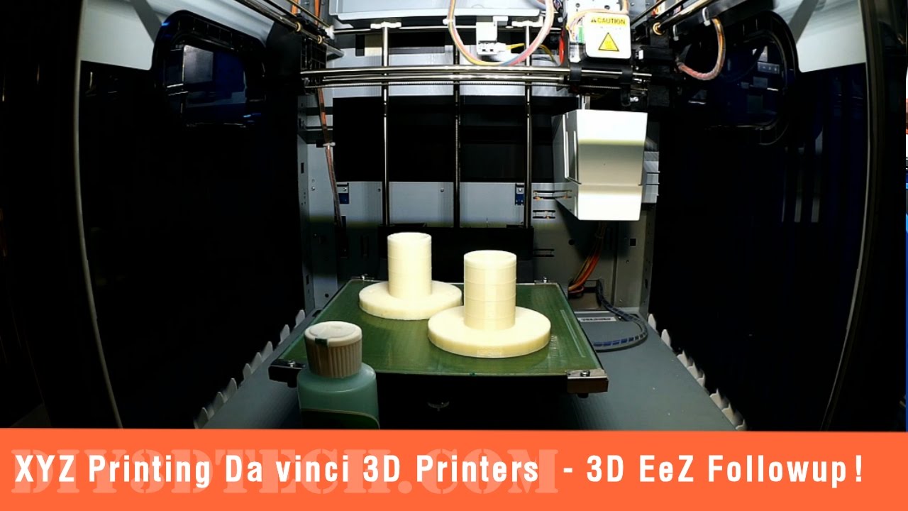 XYZ Printing Da Vinci 3D Printers - 3D EeZ Followup! - YouTube