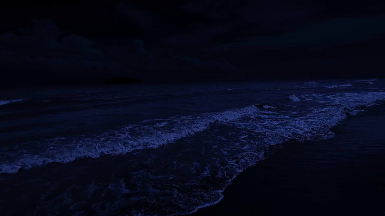 Relaxing Waves For Sleeping Well, Deep Sleep Bedroom Ambiance With ...